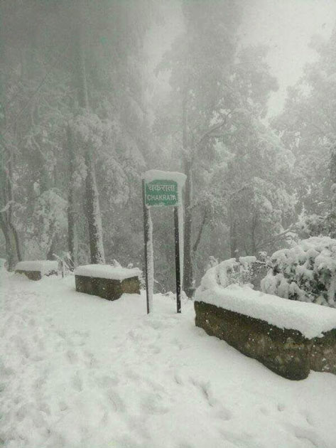 Heavy snowfall at Kedarnath Dham and Chakrata, Uttarakhand. | News in ...