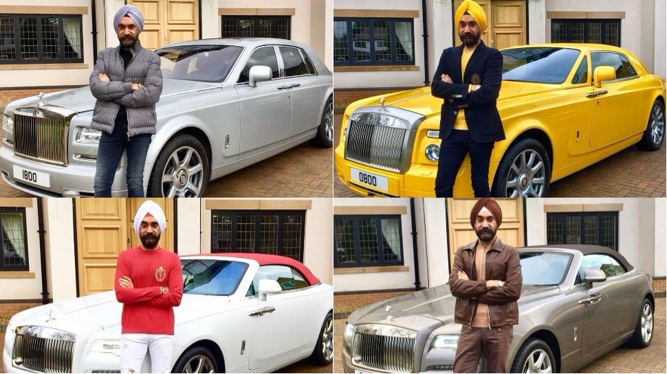 PHOTOS: UK Billionaire Reuben Singh matched turbans to his Rolls Royce ...