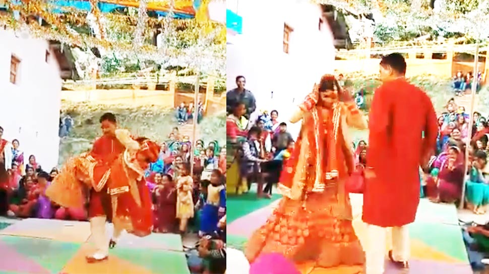 भर लग्नमंडपात नवऱ्याने नवरीला उचलले आणि मग... I Dance Video I Viral ...