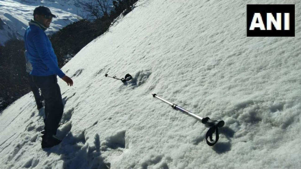 हिममानव 'येती' घरा... | Indian Army shares Some new photos of Yeti ...