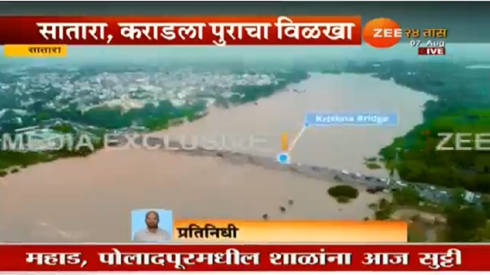 सातारा, कराडला पुराचा विळखा । major flood in Satara and Karad