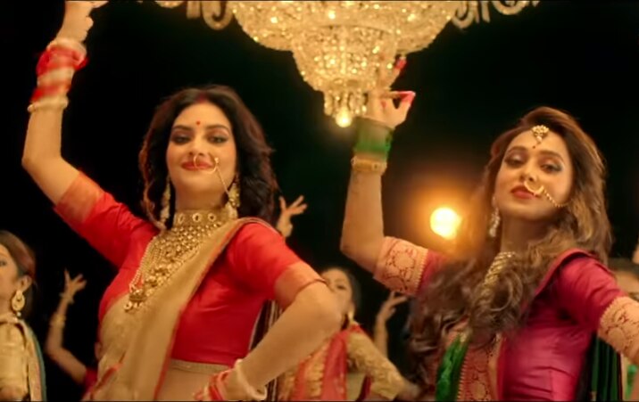 पाहा दुर्गापूजेसाठी खासदारांची नृत्यसाधना | actress turned trinamool ...