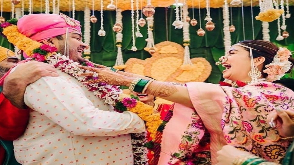 'शार्दुलराव आहेत बरे...' लग्नात नेहाचा भन्नाट उखाणा | actress Neha ...