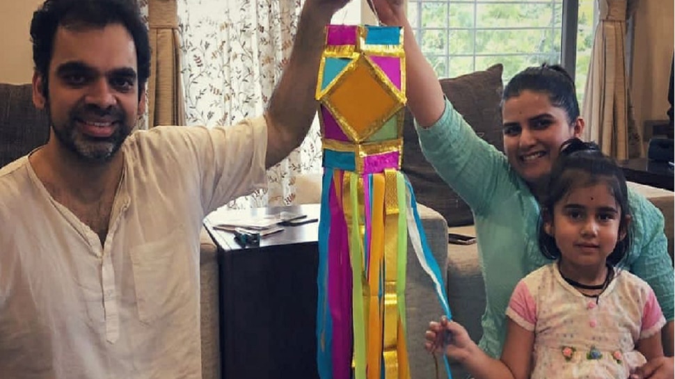 Diwali 2020 : लाडक्या लेकीसह राहुल देशपांडेनं बनवला सुरेख कंदील ...