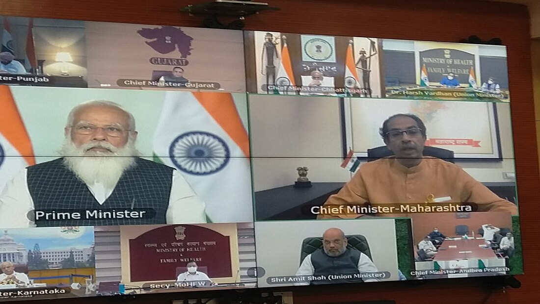 PM Narendra Modi meeting with Chief Ministers on the COVID19 situation