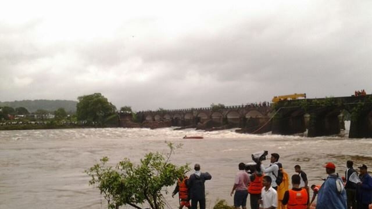 Savitri river crosses danger level again