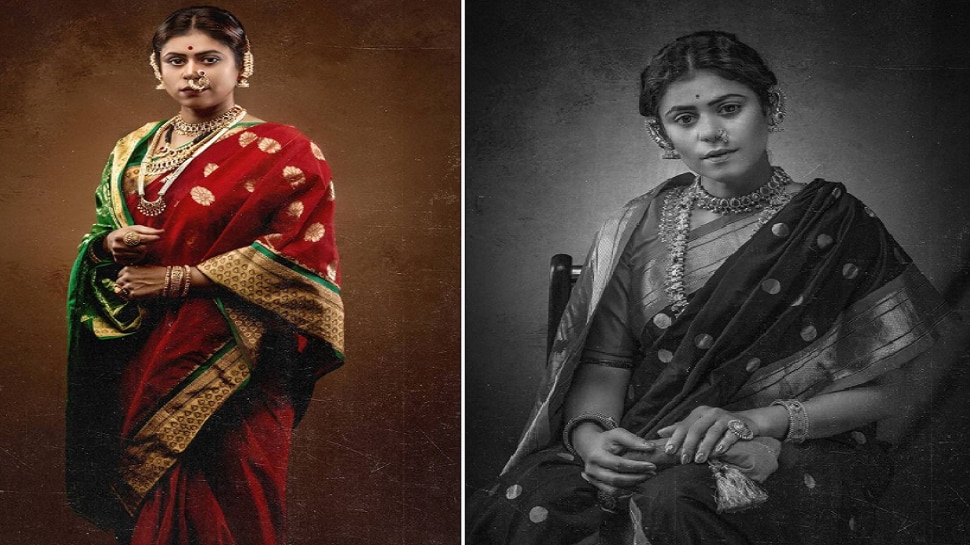 traditional photoshoot swarajya rakshak sambhaji ashwini ranu akka fame ...