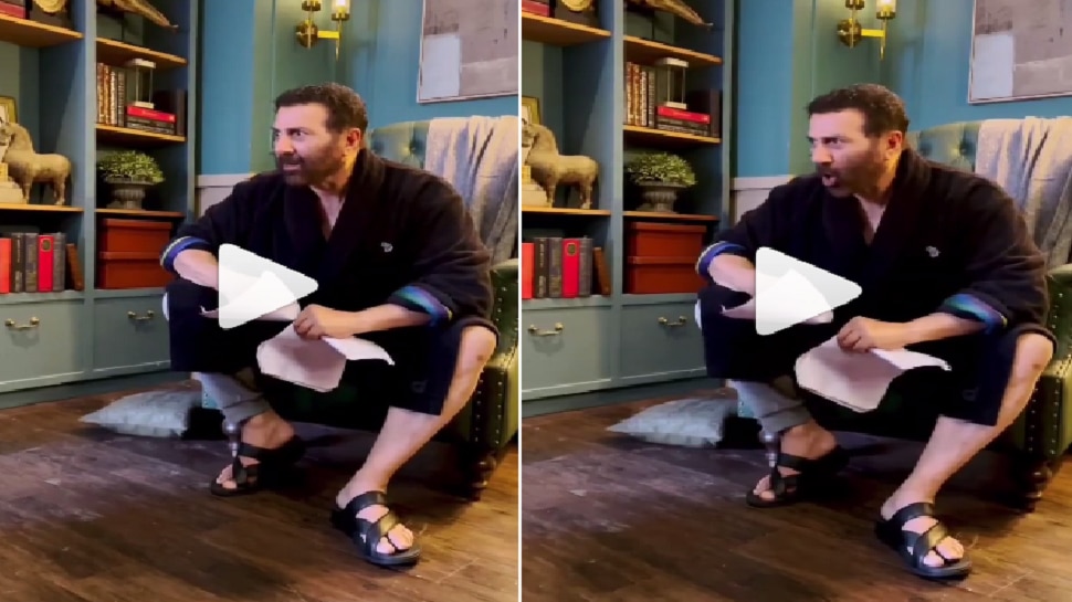 Bollywood actor sunny-deol-video-getting-viral-actor-went-angry