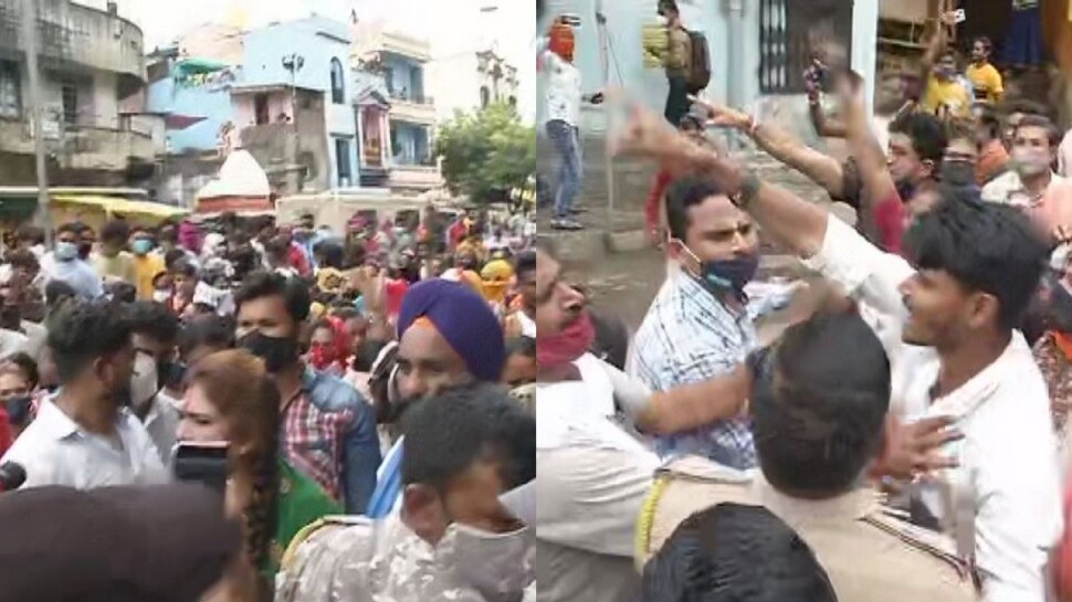 nagpur red light area protest against illegal actions in society