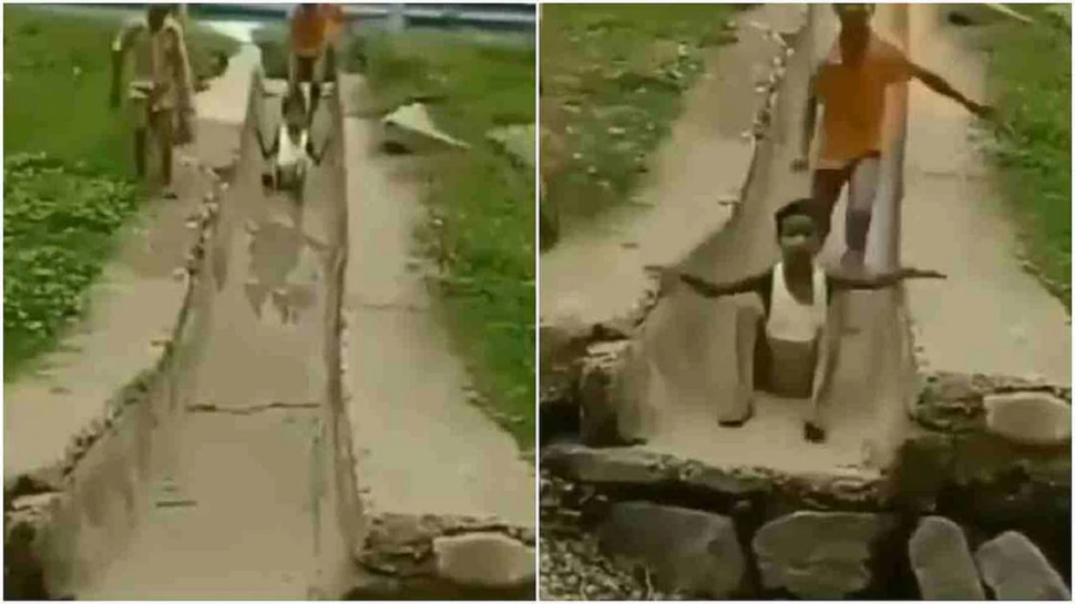 kids-funny-stunt sliding video-goes-viral-on-social-media