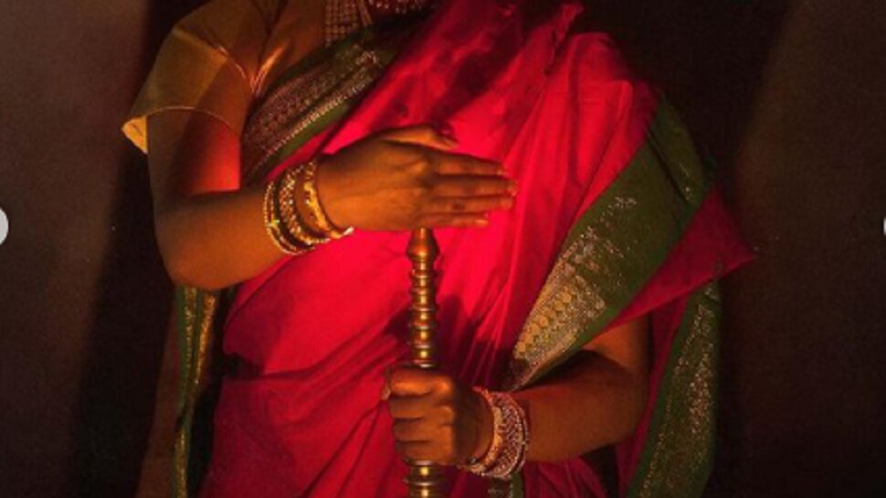 Actress Rinku Rajguru Diwali photoshoot bygone era