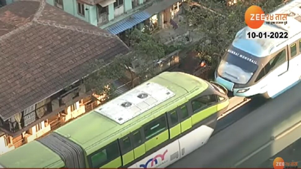 omg Two mono trains suddenly came on the same track, what happened next ...