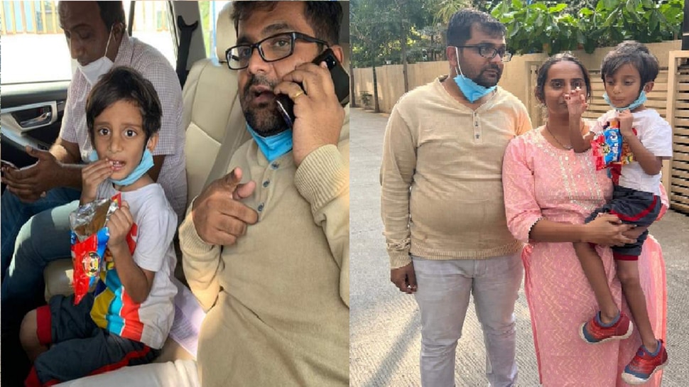 pune abducted 4 year swarnav is found in pune wakad reason still unclear
