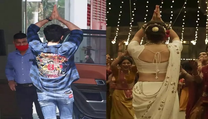 Ranbir Kapoor copy Alia Bhatt Gangubai Kathiawadi pose