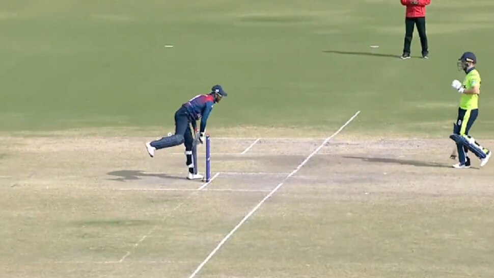 ireland vs nepal 6 th match nepal wicket keepar asif sheikh show ...