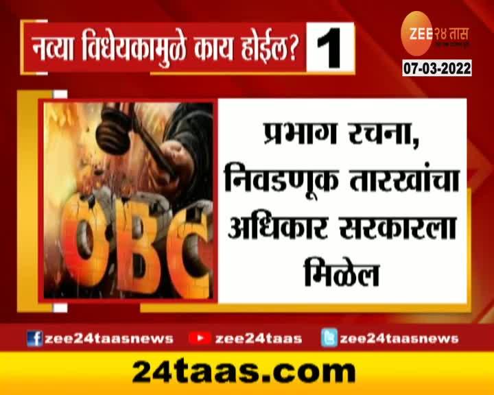 VIDEO| OBC Bill नव्या विधेयकामुळे काय होईल? | 24 Taas, Zee News