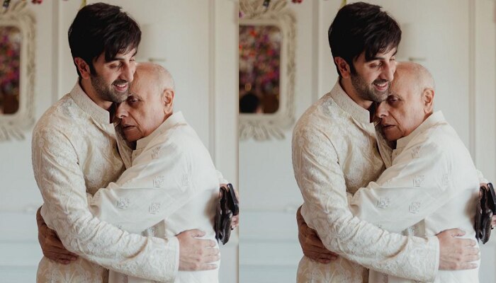 maher bhatt hug ranbir kapoor during alia bhatts wedding