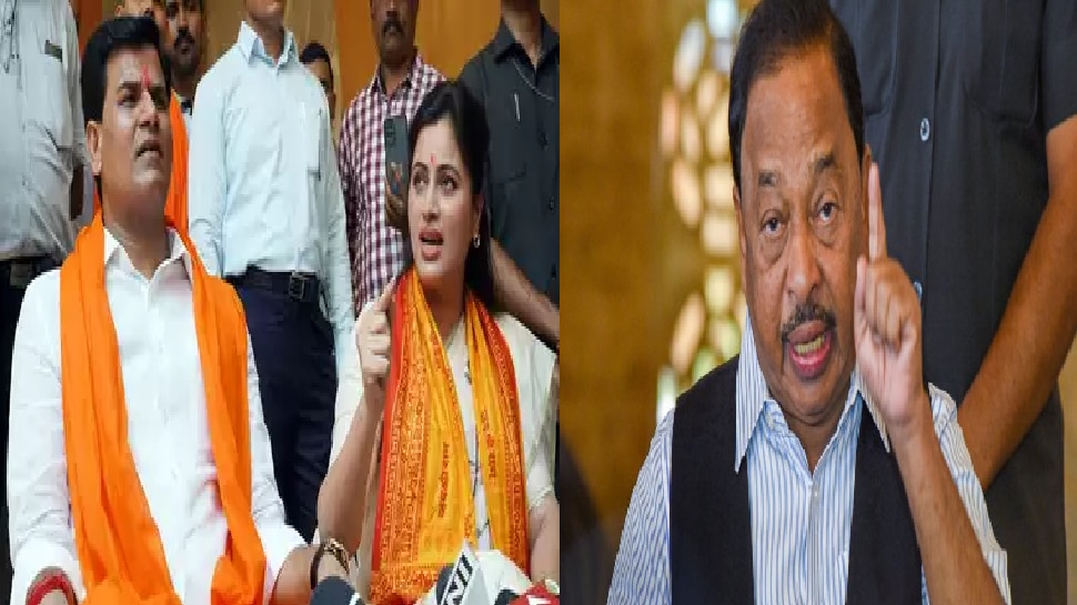 narayan Rane in the field for the Rana couple