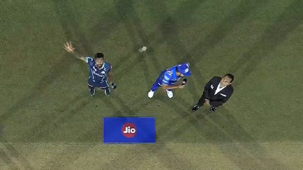ipl 2022 gt vs mi gujrat titans win toss and elect to bowl agaist ...