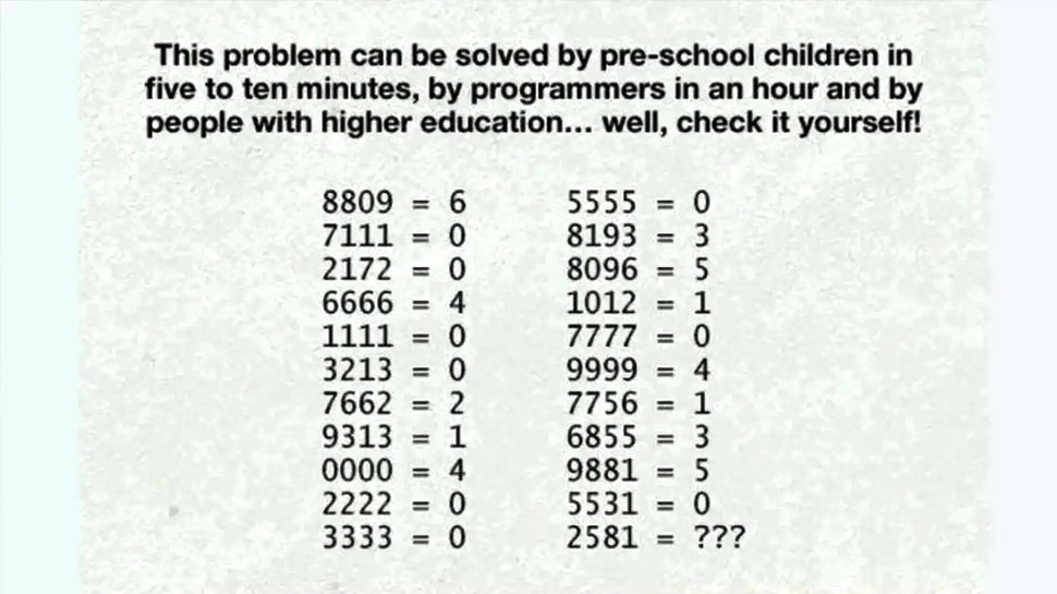 can you solve out these maths brain game question if you are scholar ...
