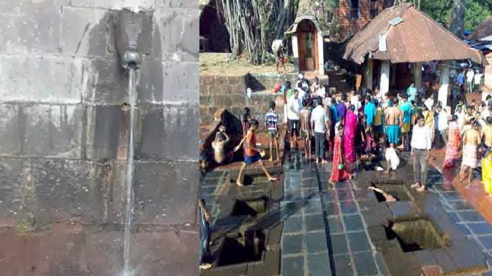 Arrival of Ganga at Rajapur, crowd of devotees at Kund