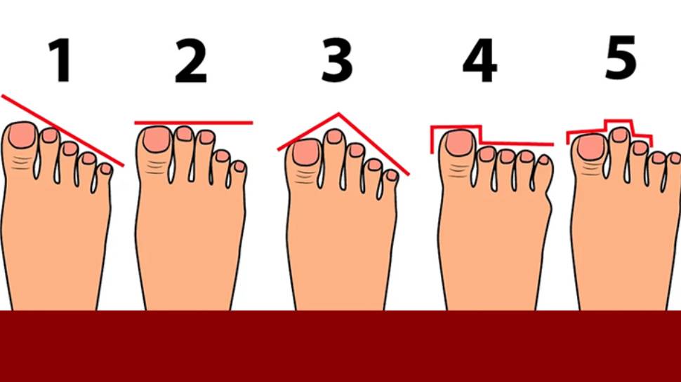 interesting facts five Fingures of your leg will tell about personality