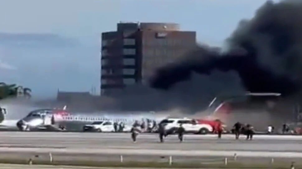 plane accident video viral after seeing the video of plane burning you ...