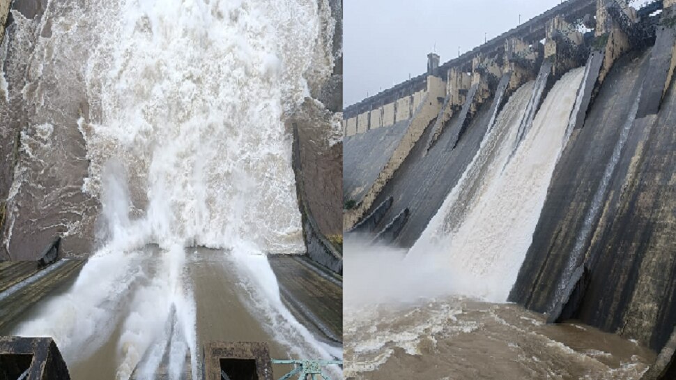 modak sagar dam supplying water to Mumbai started overflowing