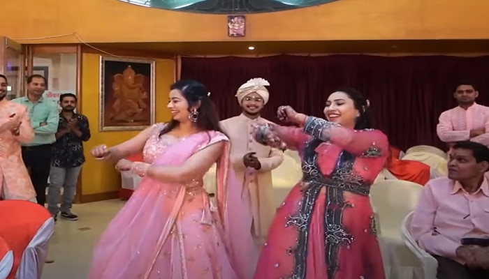 devar bhabhi cross all limits during dancing at wedding