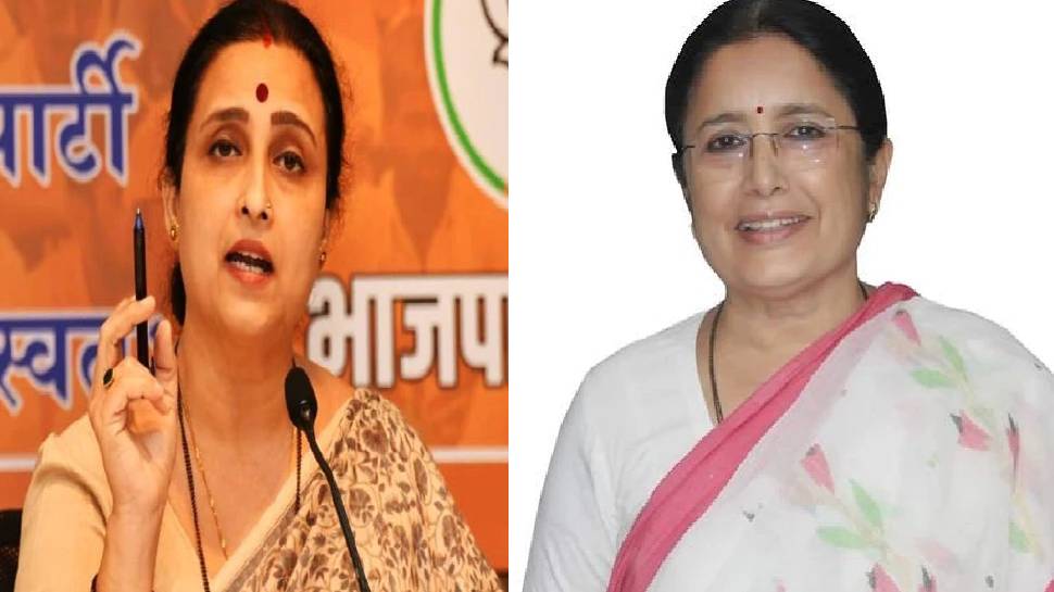 Vidya Chavan warns chitra wagh after tweeting Nana Patole video