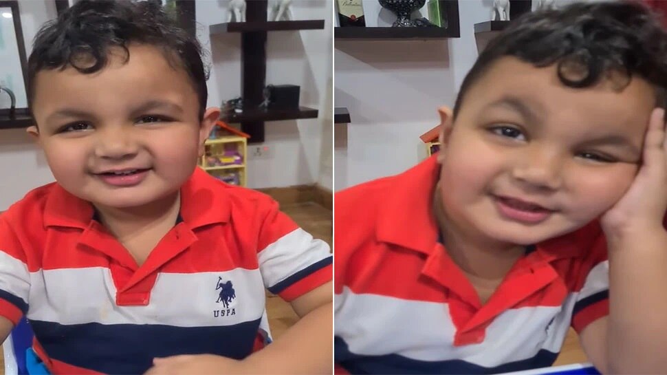 small boy gives funny answer on a question asked to him video goes viral
