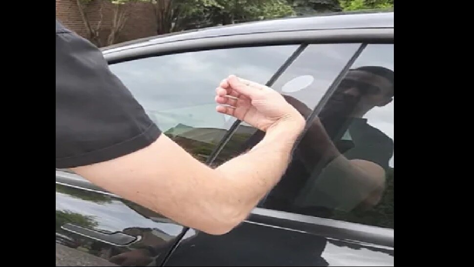 elon musk tesla chip implant in human can open car doors video goes viral