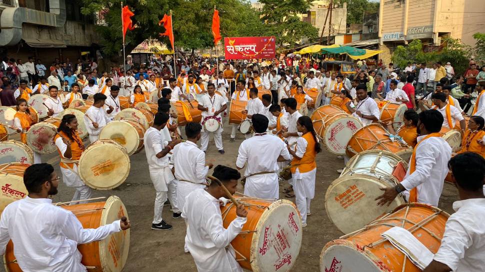 Akola Sankalp Dhol Tasha Pathak Resolve For Social Service