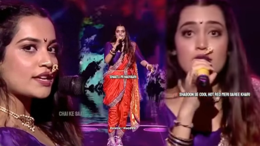 marathi mulgi rapper aarya jadhao nauvari rap song badshah loved it ...
