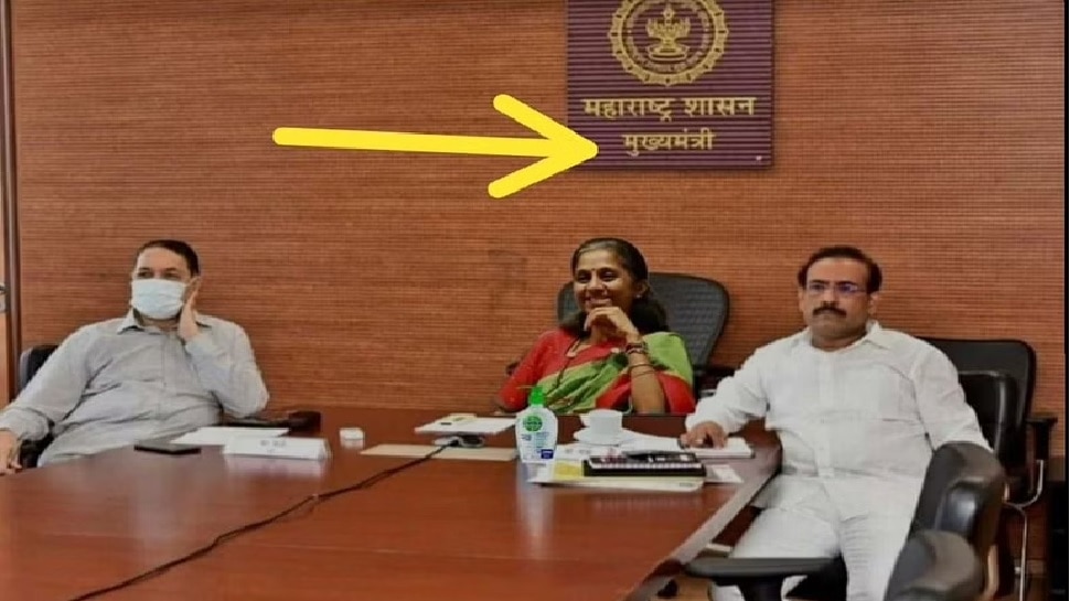 eknath shinde group spokesperson sheetal mhatre share morf photo of ncp ...