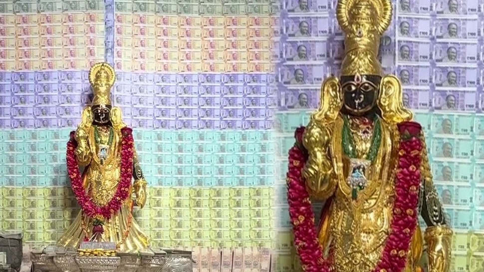 Andhra Goddess Vasavi Kanyaka Parameswari temple decorated with ...