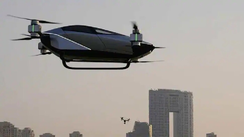 testing of flying taxi by chinese company in dubai relief from traffic jam