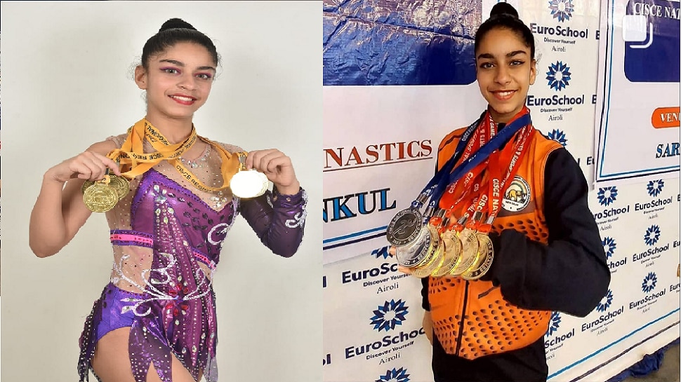 Rhythmic gymnastics cisce national games maharashtras parina madanpotra ...