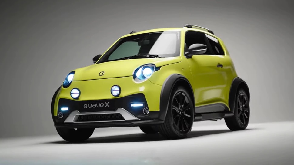 mini car e wave x launch look like mr bean van know feature and price