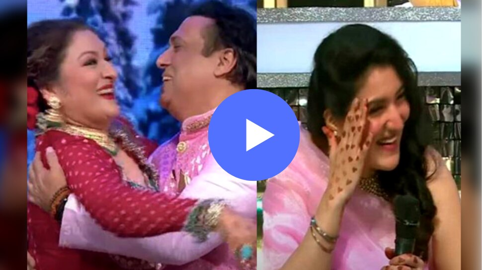 Actor Govinda dance With Sunita Ahuja in Indian Idol 13 diwali 2022 special