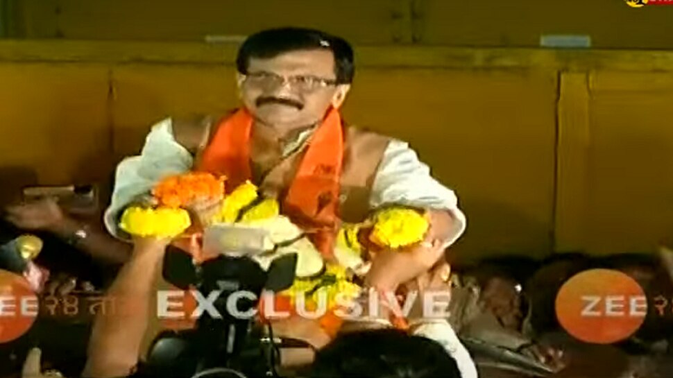 Shivsena MP Sanjay raut first reaction after coming out of jail