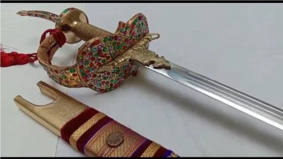 The Jagdamba sword of Chhatrapati Shivaji Maharaj, which is in Britain ...