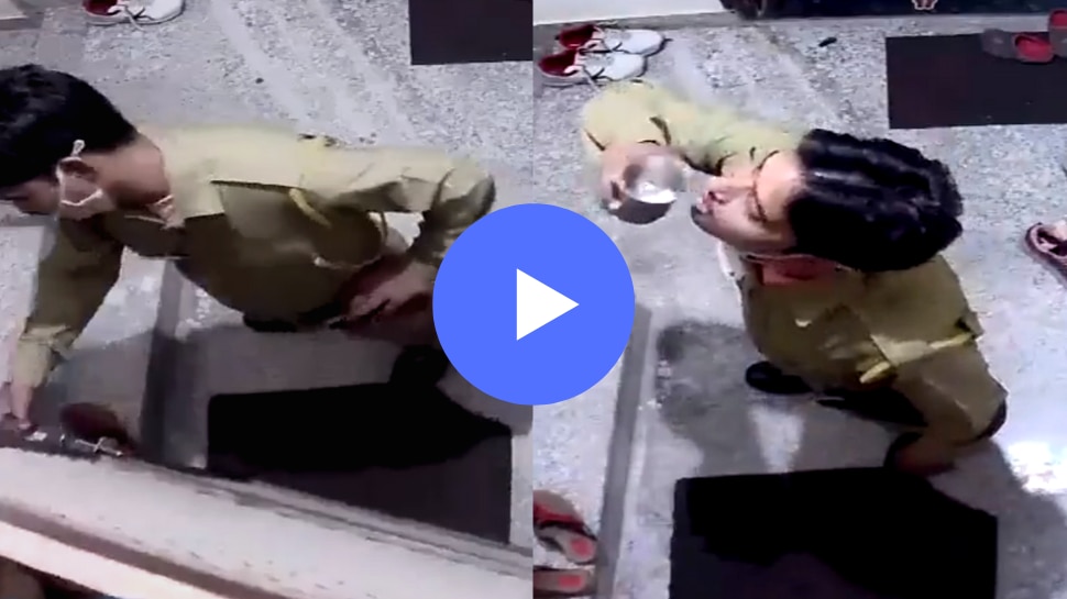 rajasthan crime news thief seen in police uniform video goes viral on internet