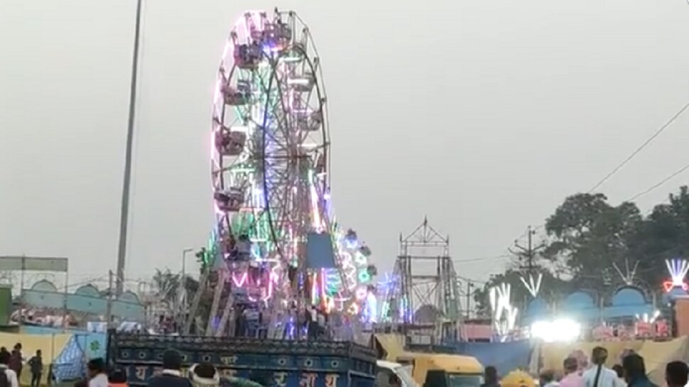 bihar sonpur Fair accident Swing Broke Video goes viral | Viral Video ...