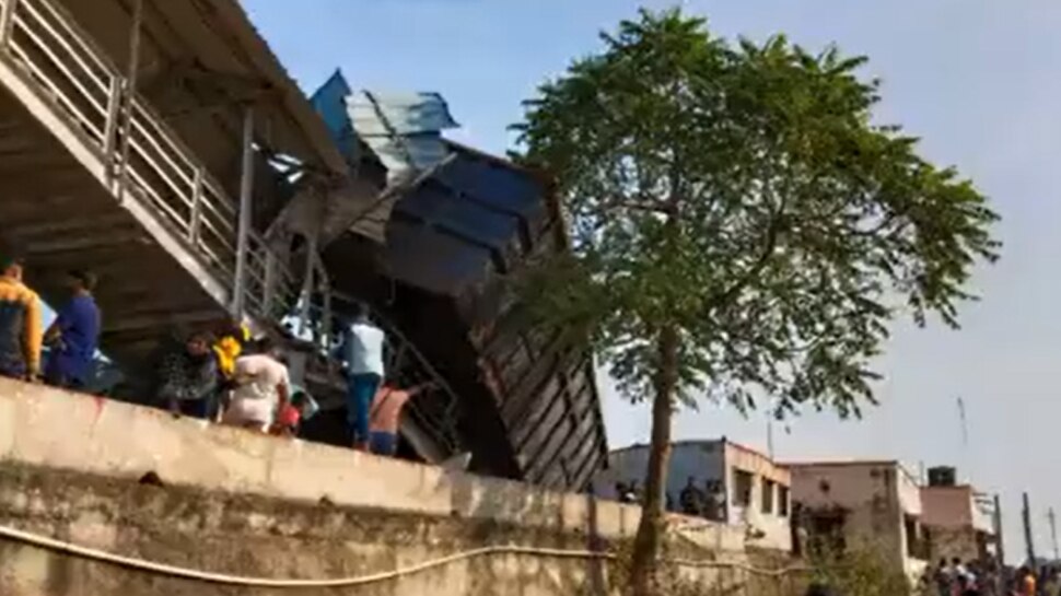 2 dead in Odisha train accident goods train breaks into venting hall