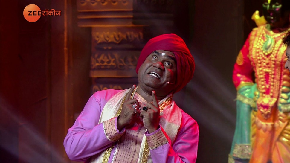 Nandesh Umap singing in zee talkies event ustsav kirtana cha gaurav ...