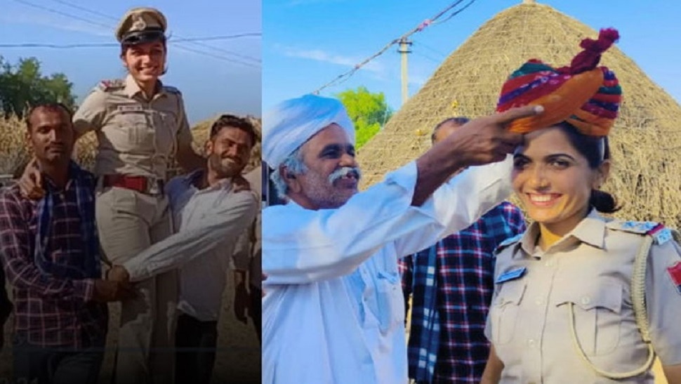hemalata jakhar sub inspector of police brother carries her around the ...