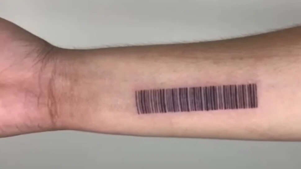 Taiwan man barcode tattoo gone viral on social media know reason behind it