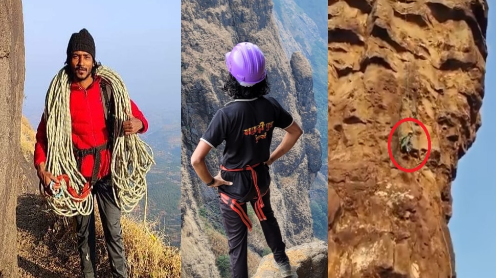 Trekker Somnath Shinde falls down and dies while trekking at tailbaila ...