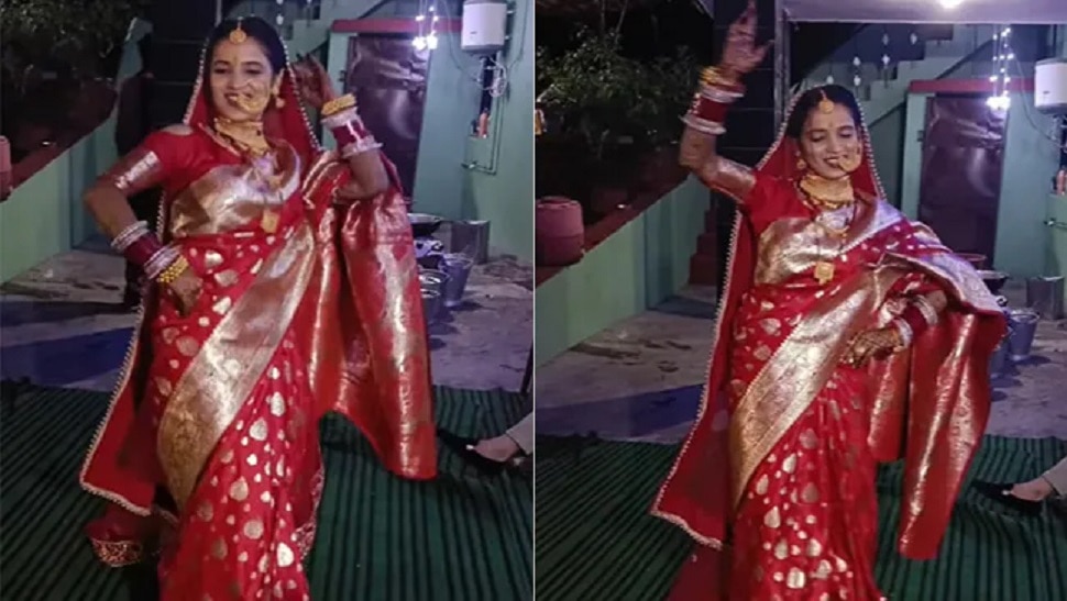 Bride Dance Video: Newly married bride dances to Haryanvi song video ...